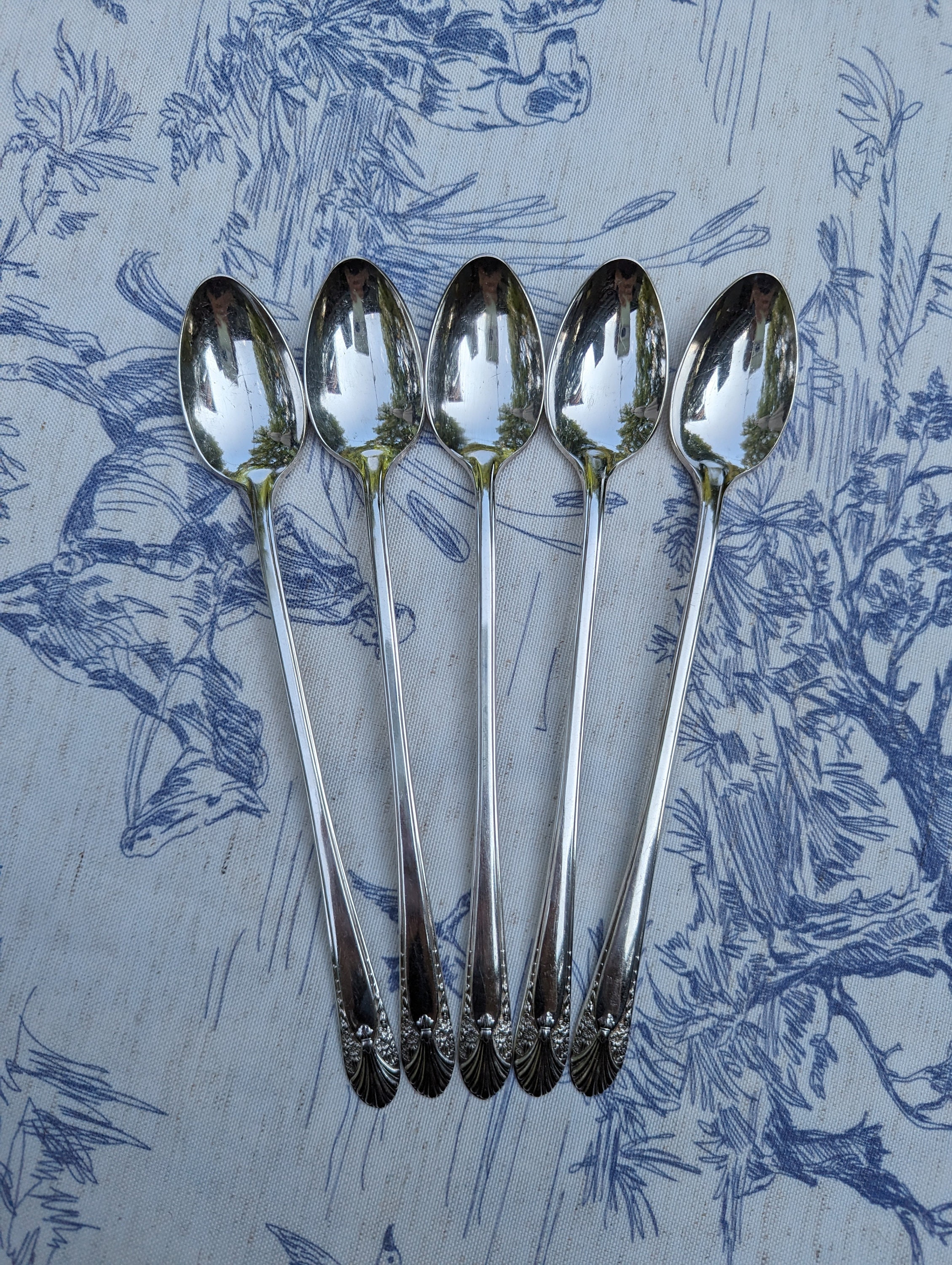 Radiance by Crown Silverplate Vintage Silver Plate Ice Tea Spoons Set ...
