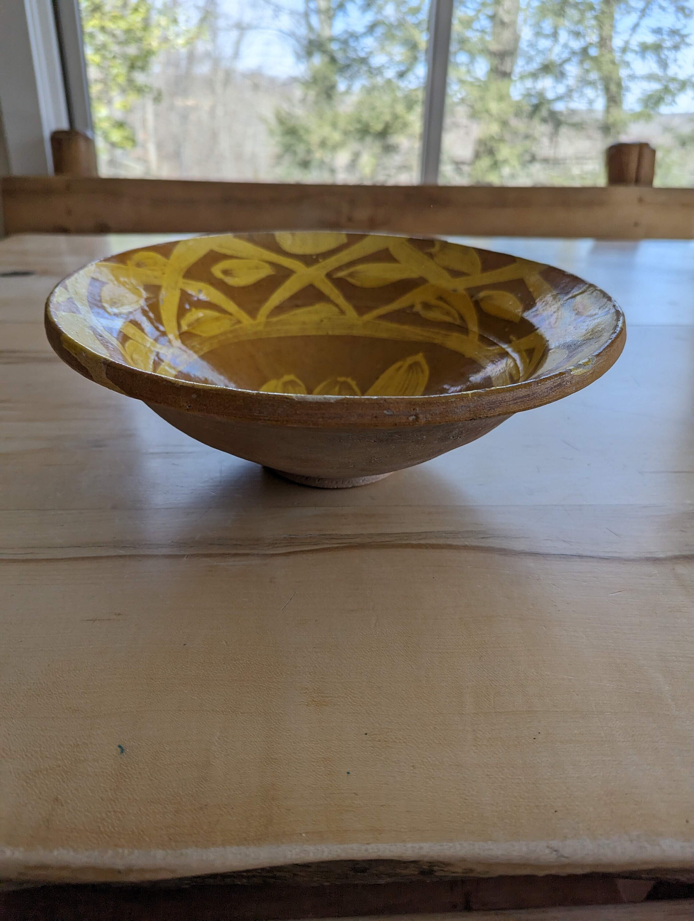 Large Antique Ethnic Hunza Clay Pottery Ceramic Bowl 19th Century With ...