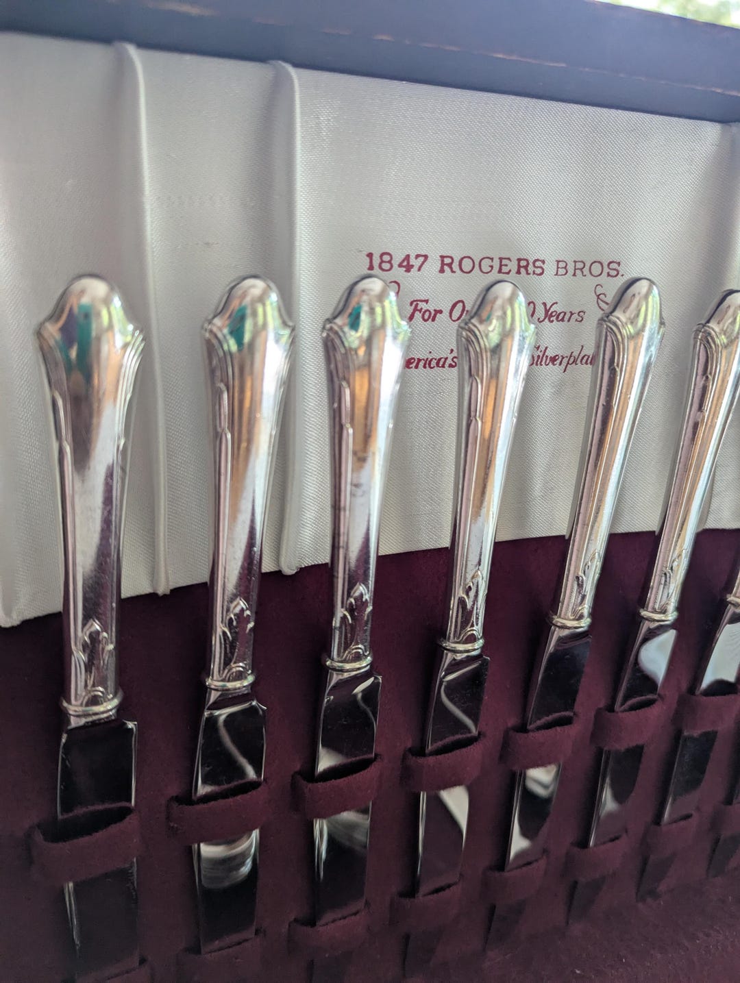 Vintage Gorham Lady Caroline Art Deco Style Silverplate Flatware Set of ...
