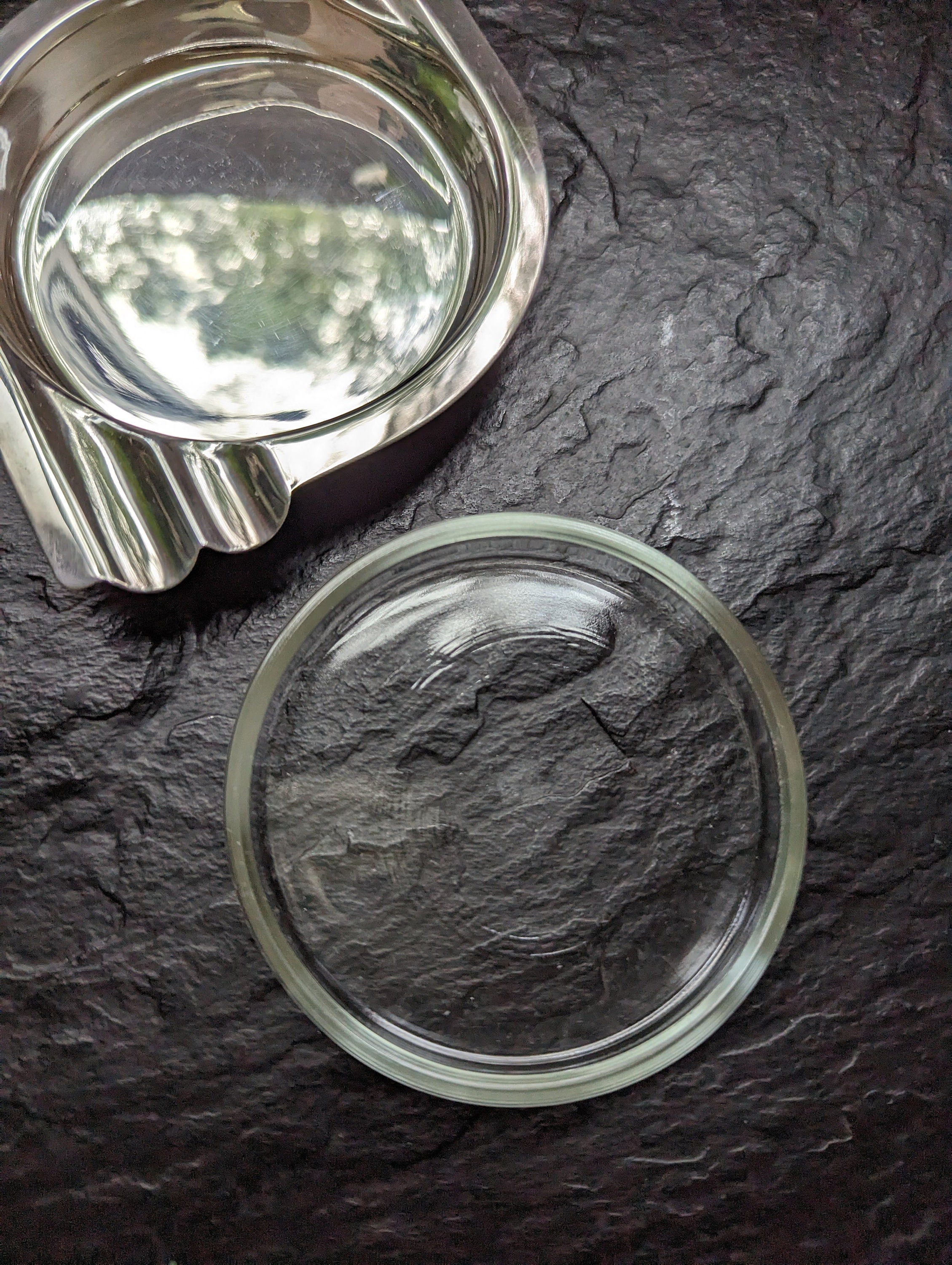 Mid Century Silver Plated Ashtray Set, Ashtray Gift Set With Box ...