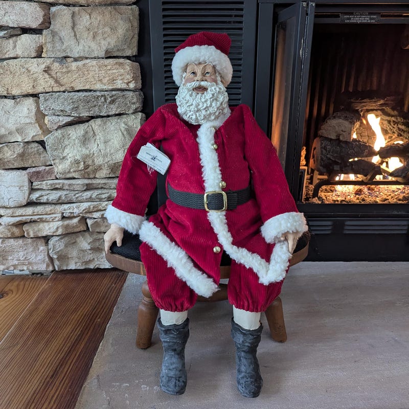 Large Santa Dolls - Etsy