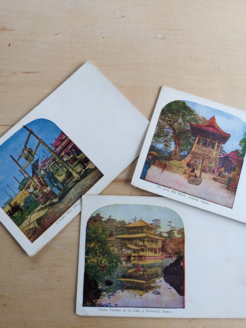 Japan Vintage Postcard Original China Postcard Unused Vintage Kinkakuji ...