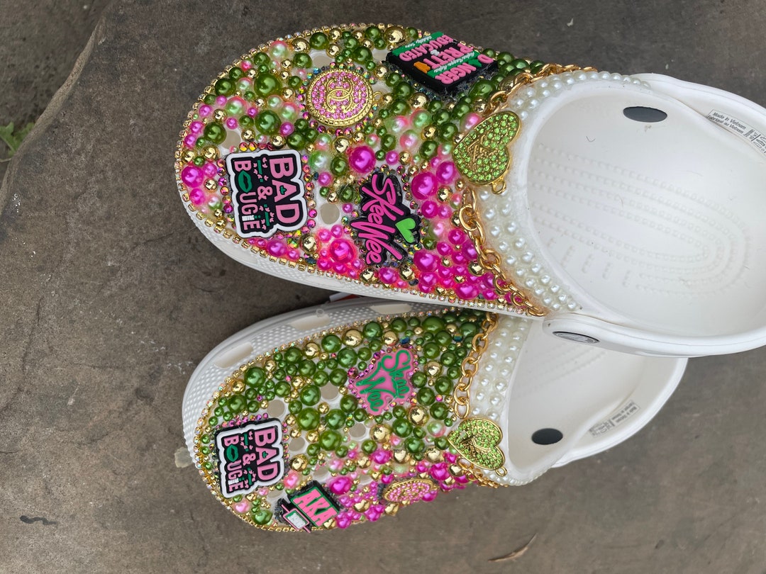 AKA Inspired Crocs - Etsy