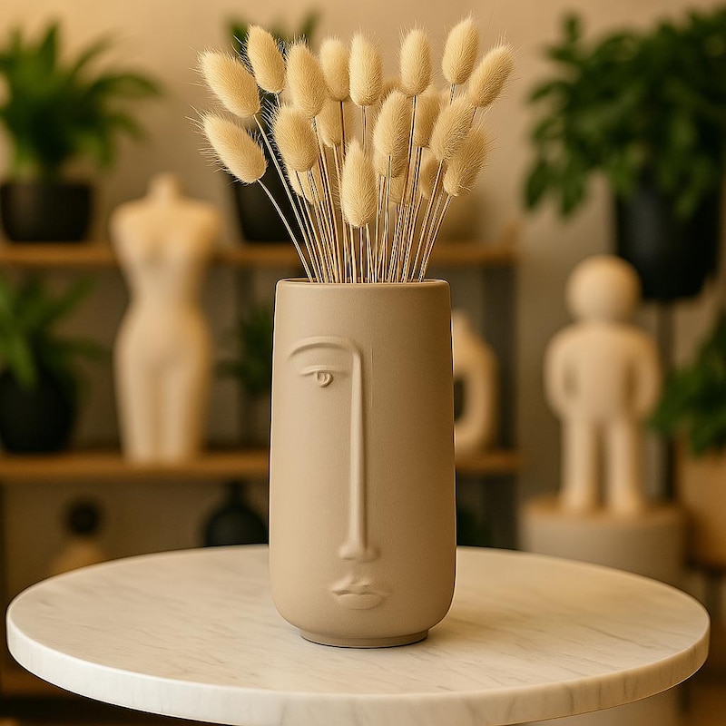 Abstract Face Vase - Etsy
