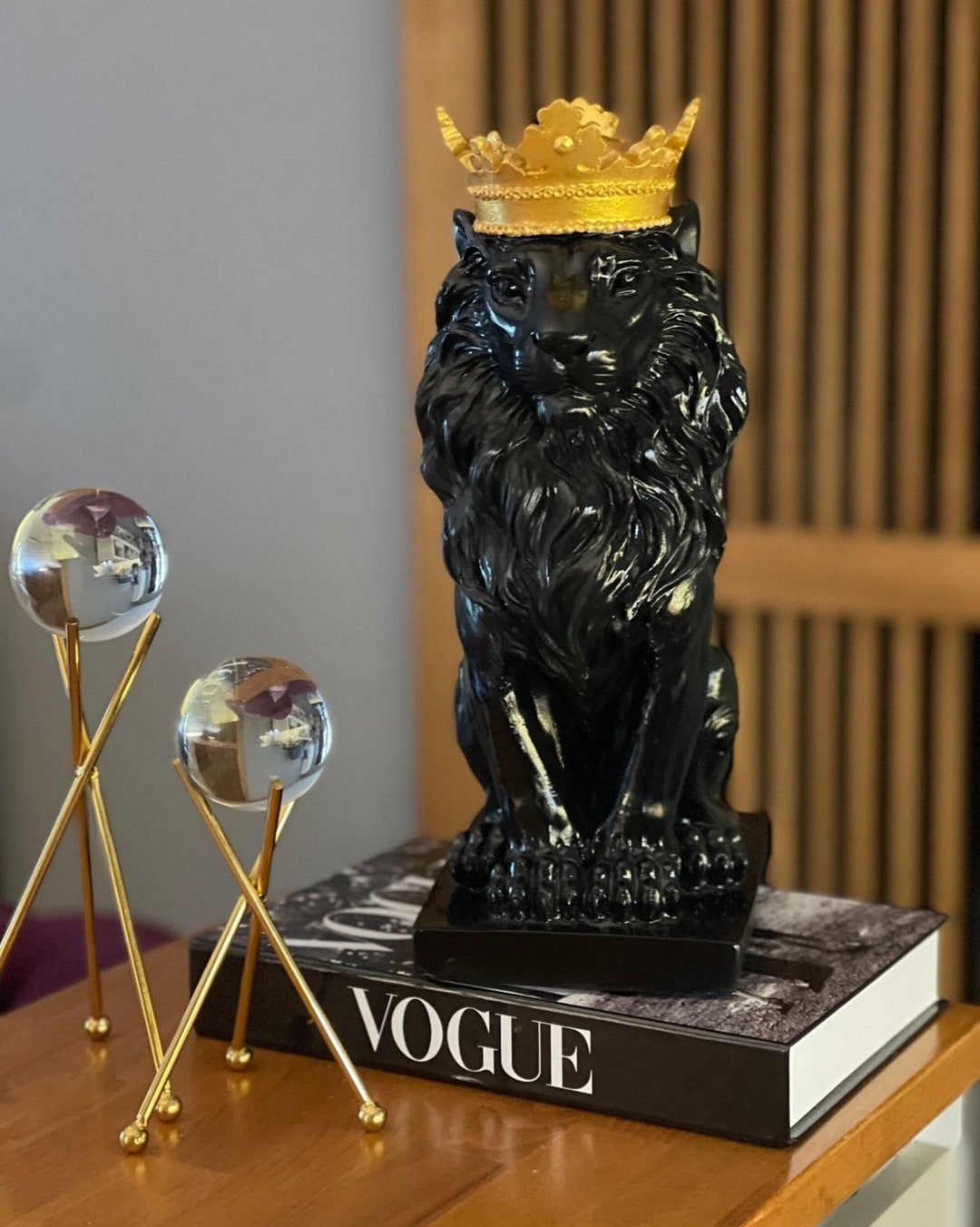 Lion King Statue - Custom Designed Polyester Sculpture | 35x19 Cm ...