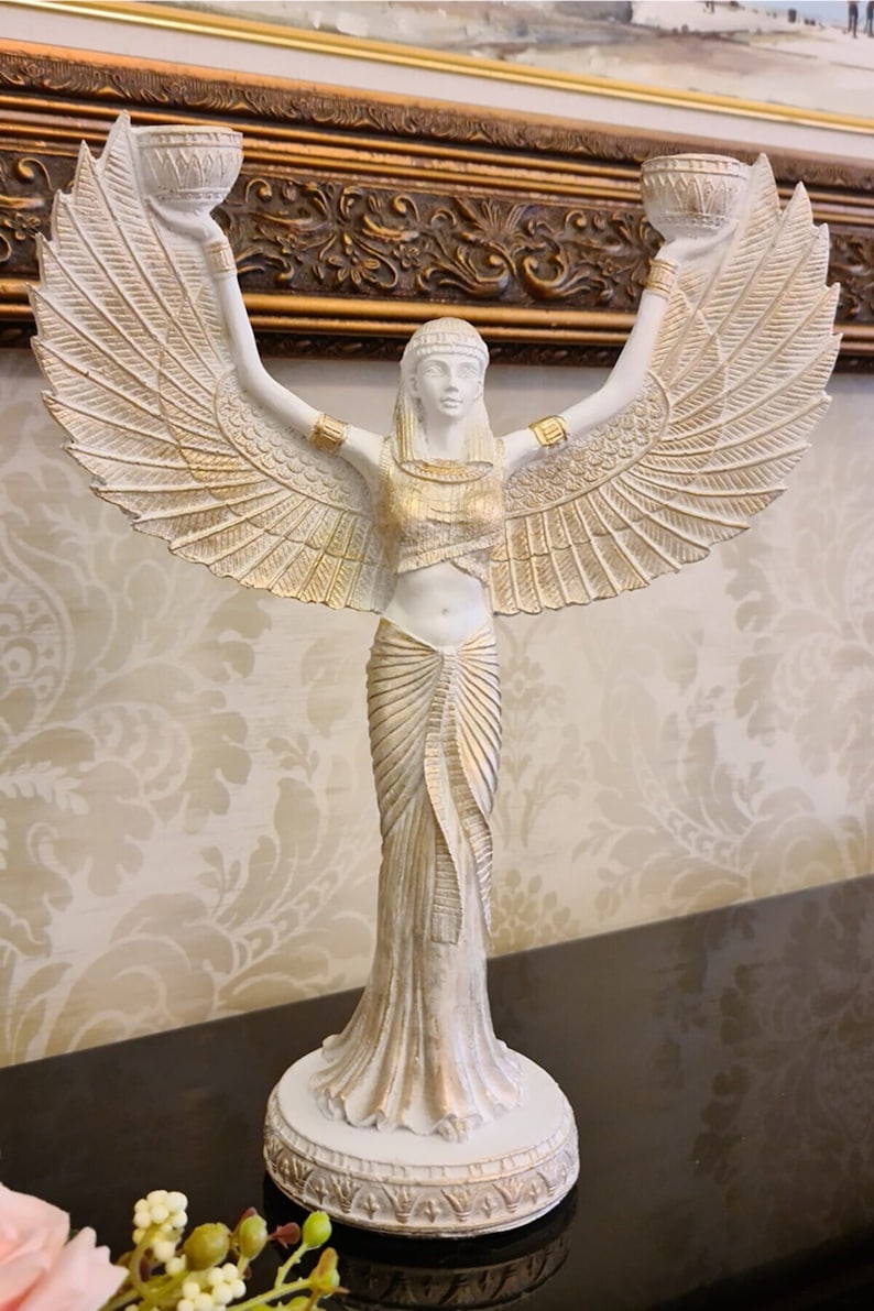 Isis Statue Egyptian Goddess Isis Statue Statue Egyptian - Etsy