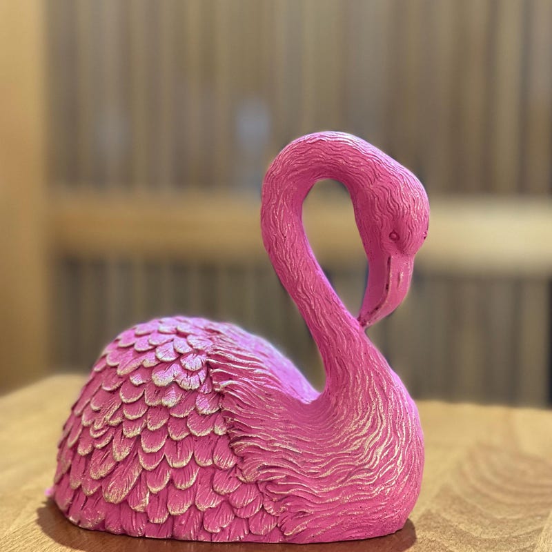 Flamingo Figurine - Etsy
