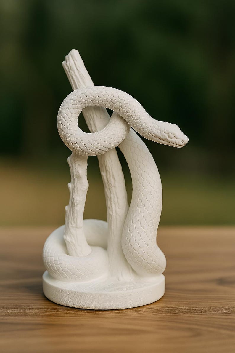 Handmade Snake Sculpture: Gothic Serpent Decor, Astrology Gift - Etsy