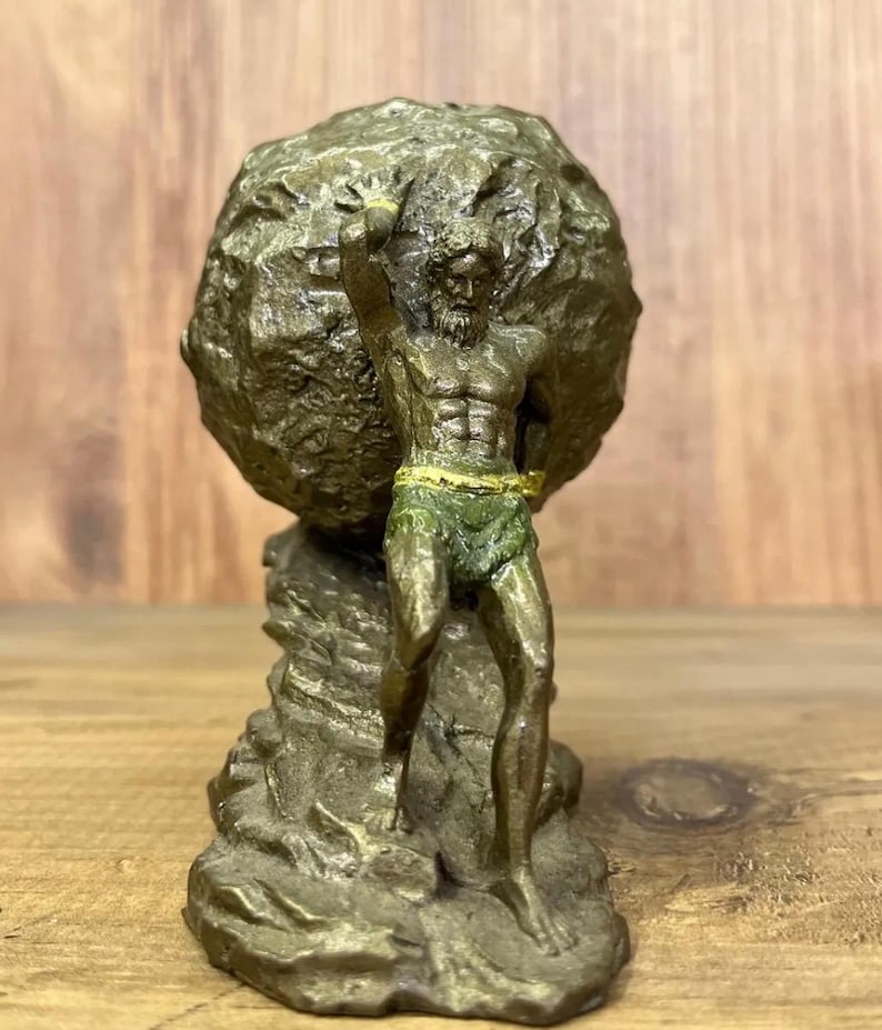Handmade Sisyphus Statue: Minimalist Greek Myth Figurine - Etsy Portugal