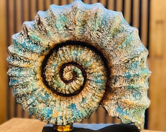 Sea Shell Sculpture , Large Sea Shell Statue , Conch Object, Home ...