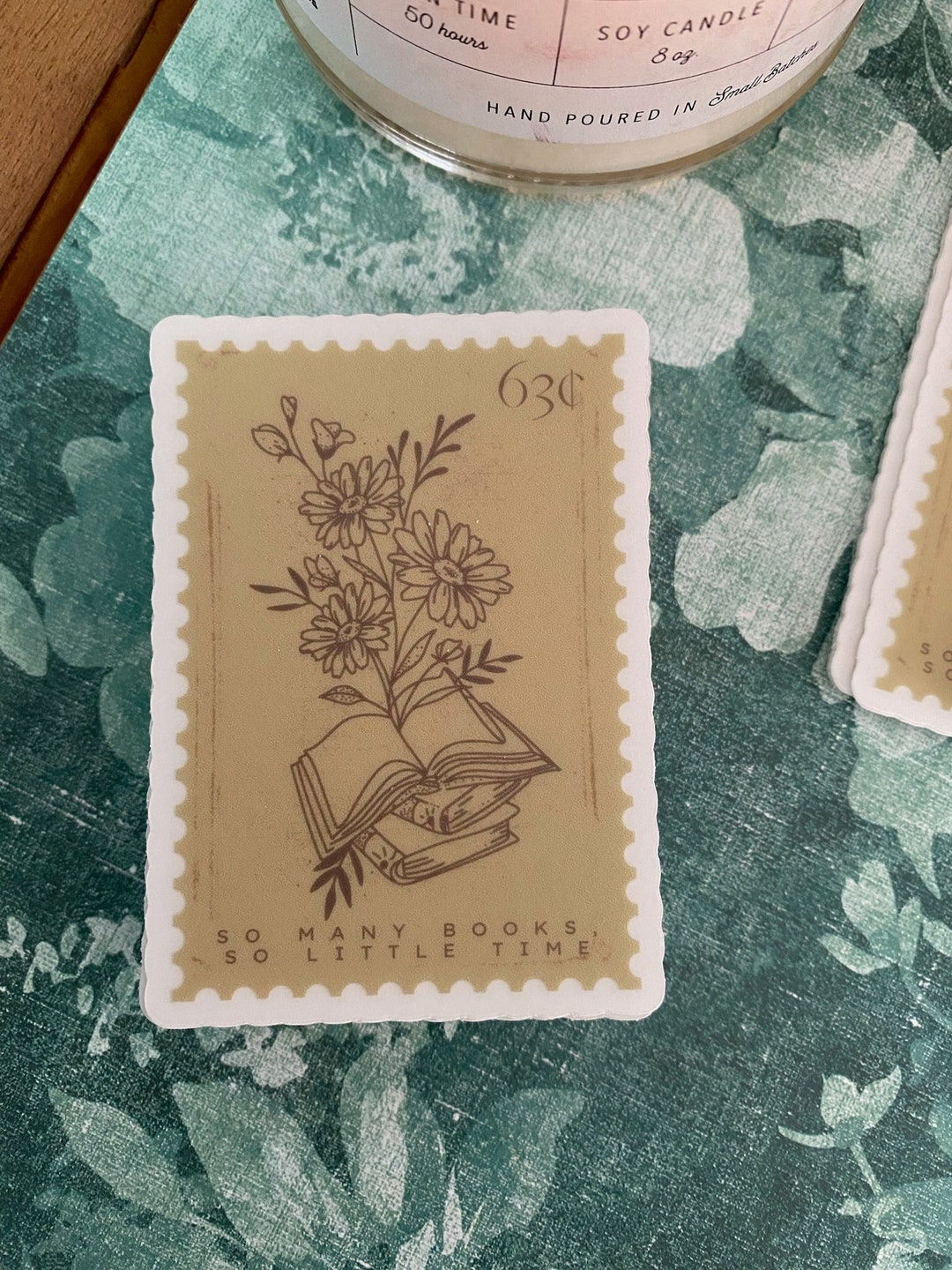 So Many Books so Little Time 2 X 3 Inch Vinyl Stamp Sticker Decal - Etsy