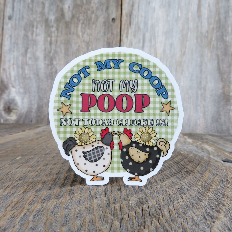 Chicken Poop Sign - Etsy