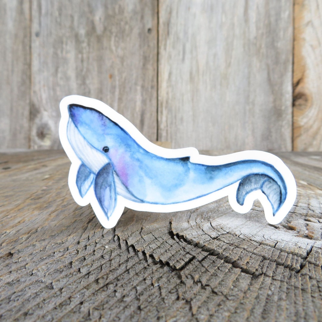 Blue Whale Sticker Decal Full Color Waterproof Ocean Sea Life for Car ...