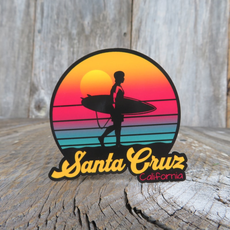 Santa Cruz Stickers - Etsy