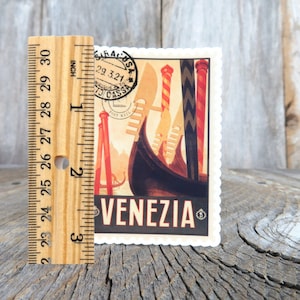 Venice Italy Sticker Venezia Postal Stamp Waterproof Travel Souvenir ...