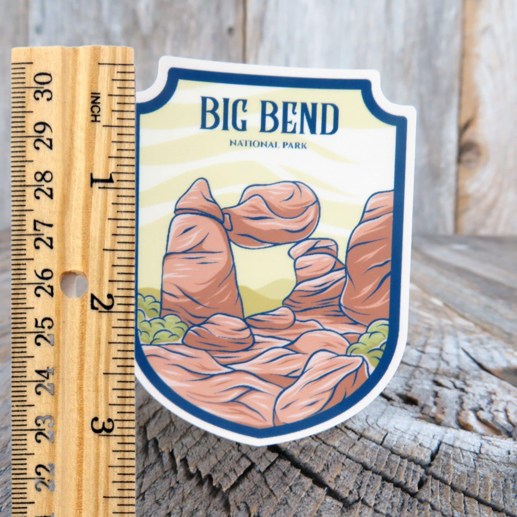 Big Bend National Park Sticker Texas Full Color Waterproof Travel ...