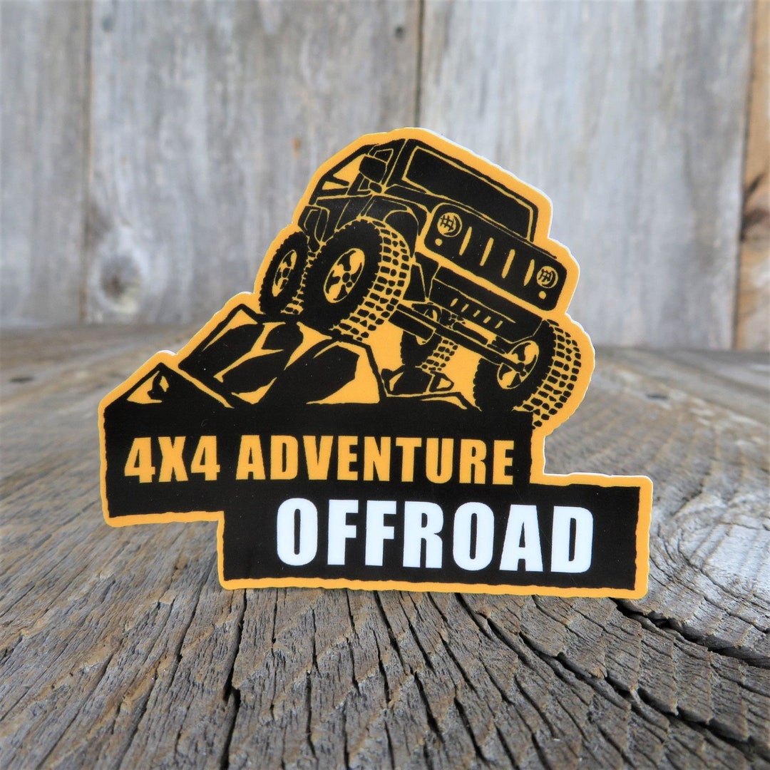 4 X 4 Adventure off Road Sticker Waterproof Offroad Four Wheel Drive ...