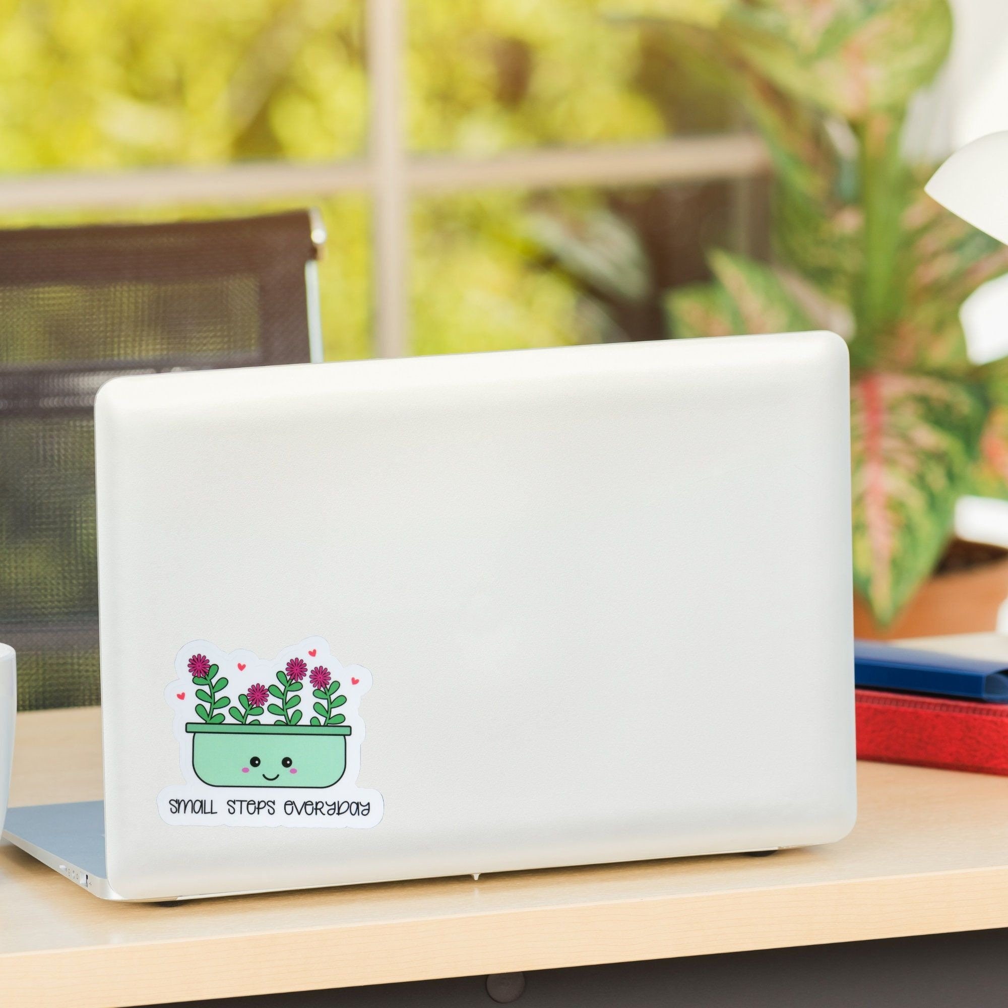 Small Steps Everyday Sticker Full Color Kawaii Plant Waterproof ...