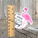 Funny Flamingo Sticker Why Be Boring When You Can BE Flamazing Full ...