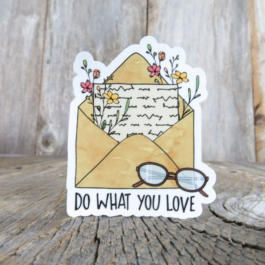 Do What You Love Sticker Book Inspirational Positive Affirmation Letter ...