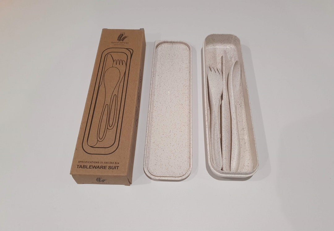 Reusable Biodegradable Cutlery Set Eco Friendly Made From - Etsy
