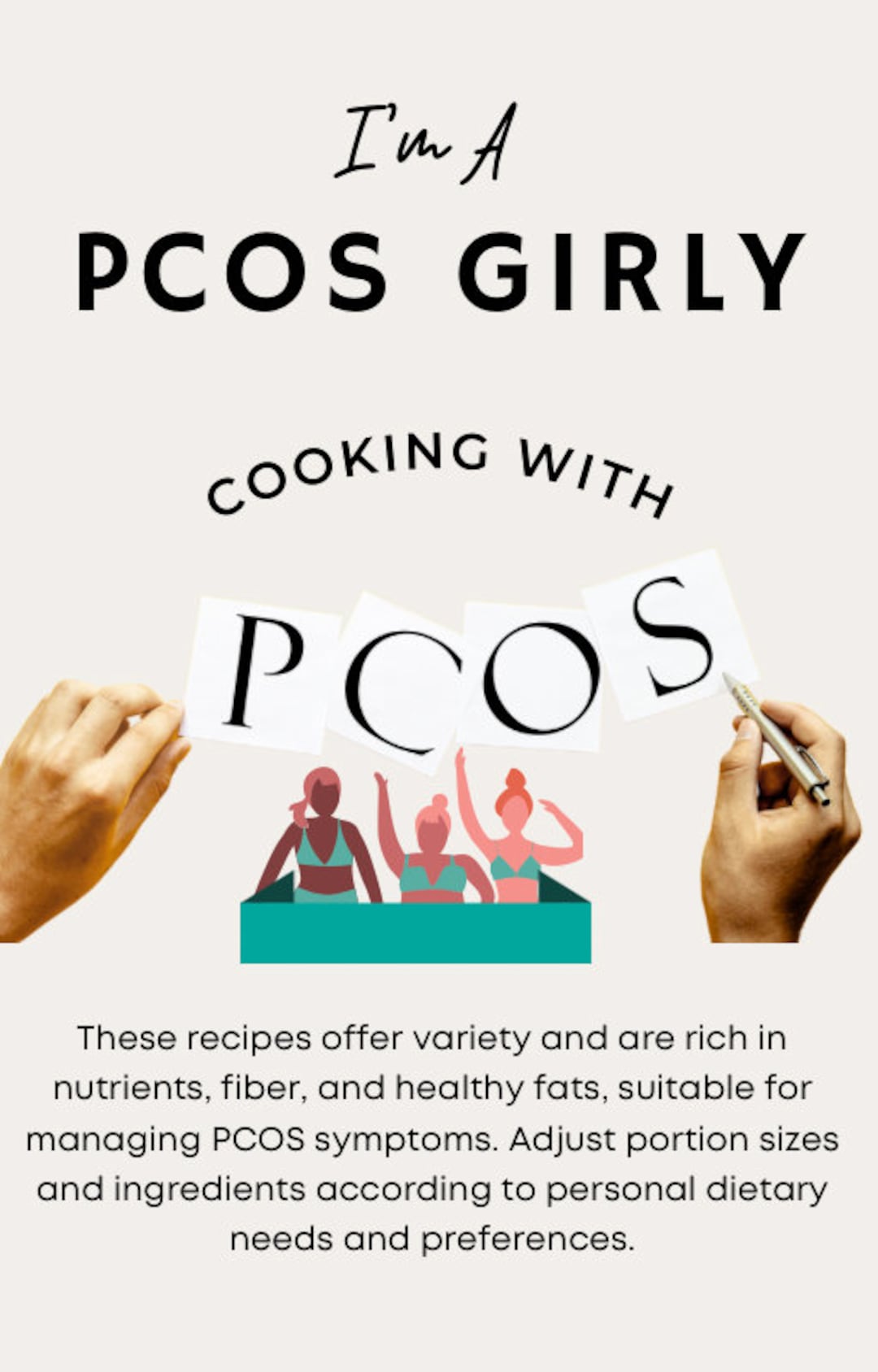 Women's PCOS Digital Recipe Book, PCOS Weight Loss, Healthy Recipe Book ...
