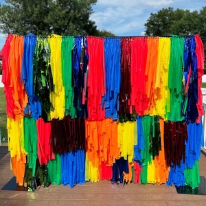Custom Fringe Wall Backdrop - Etsy