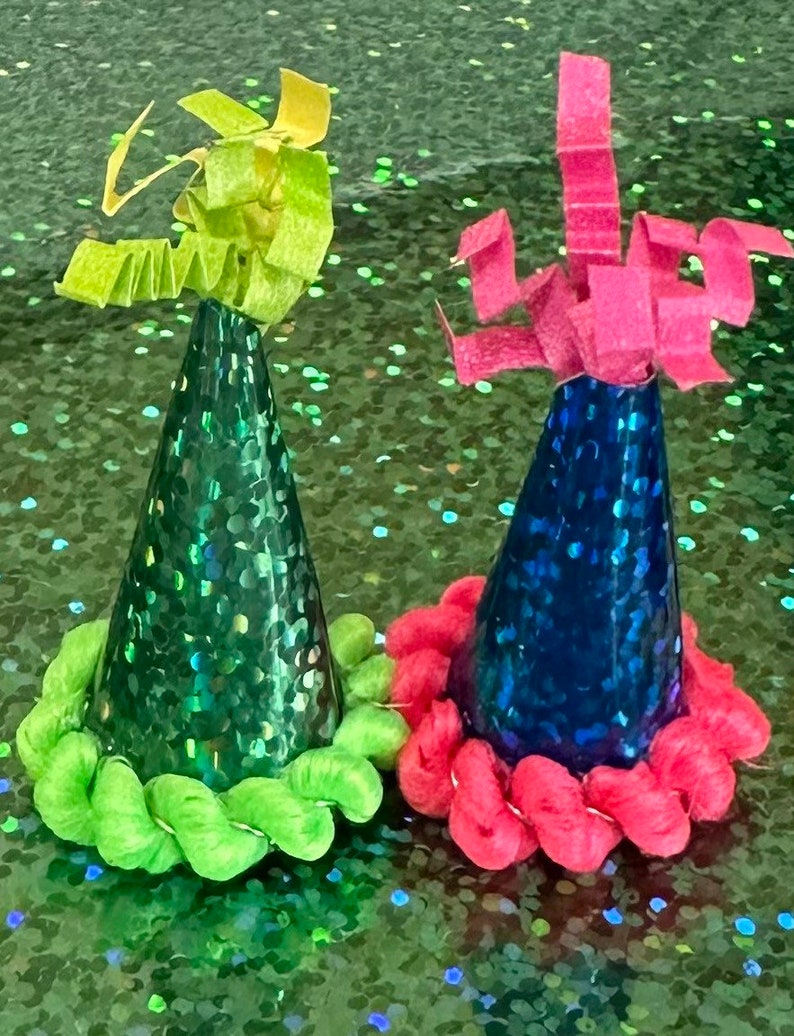 Assorted Mini Party Hats for Plastic Dinosaur or Animal - Etsy
