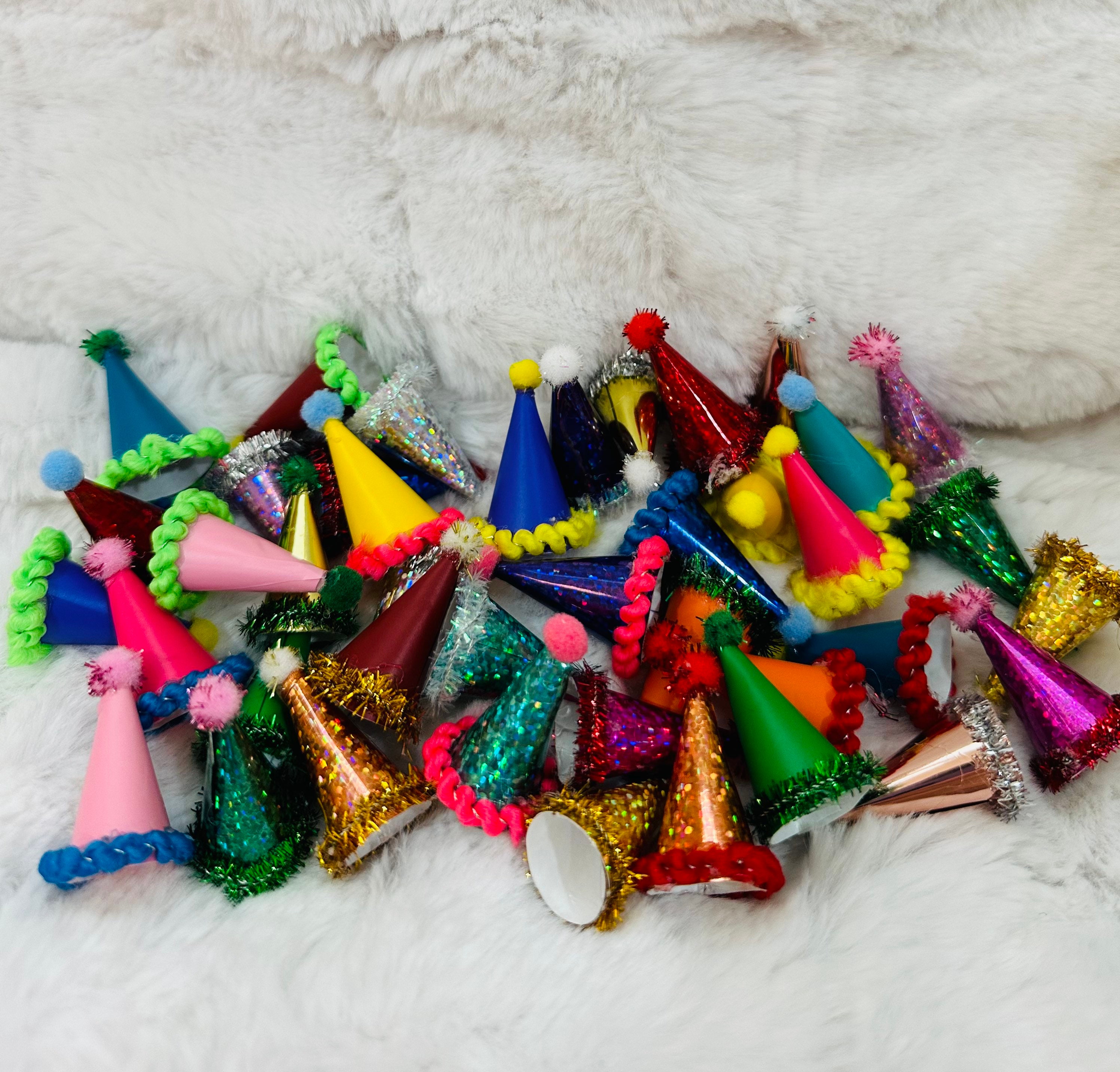 Assorted Mini Party Hats for Plastic Dinosaur or Animal Figurines - Etsy