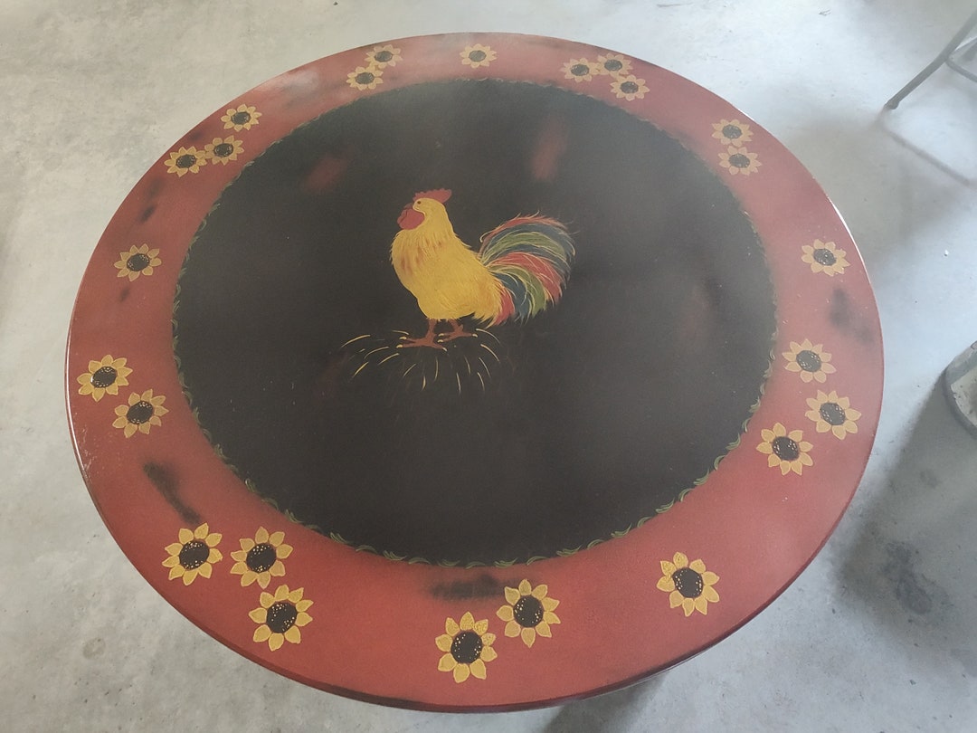 Hand Forged / Hand Painted Coffee Table - Etsy