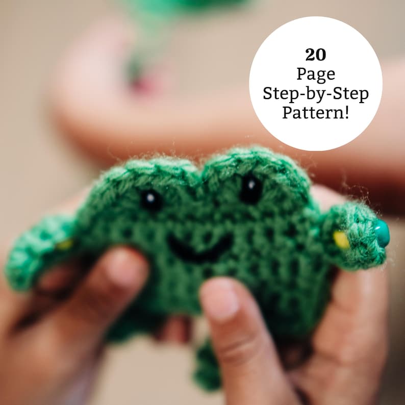 Frog Fidgety Friend Crochet Pattern. Calming Fidget Toy for Autism ...