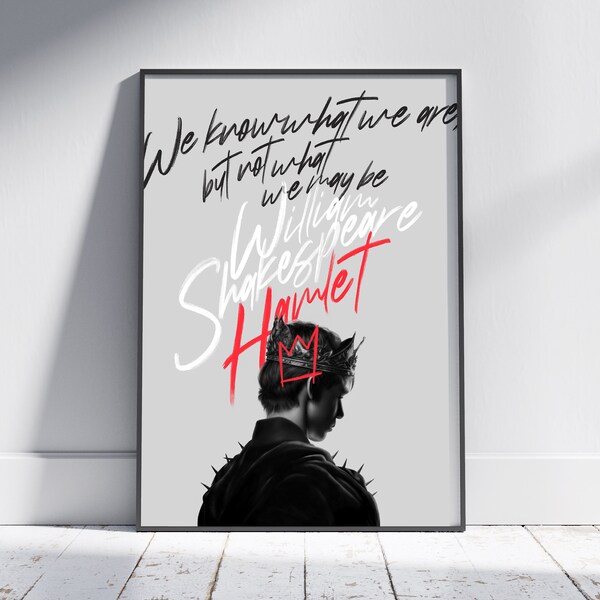 Hamlet Poster Digital Print - Etsy