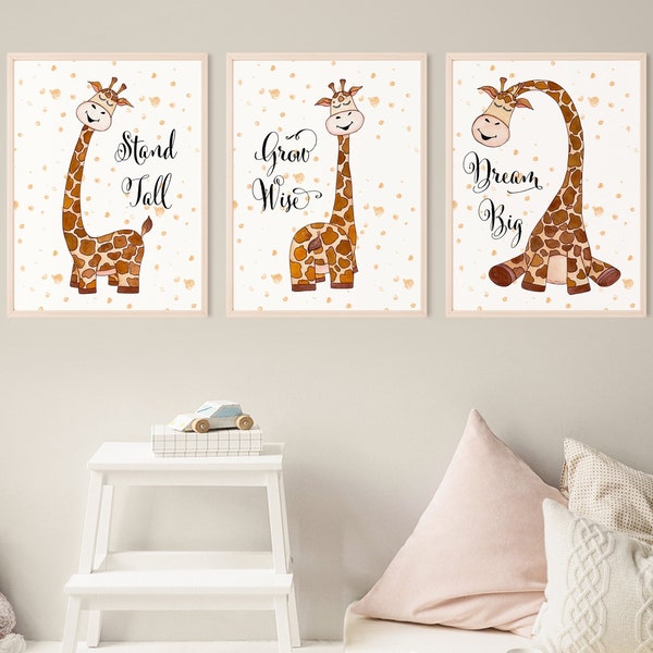 Giraffe Poster - Etsy