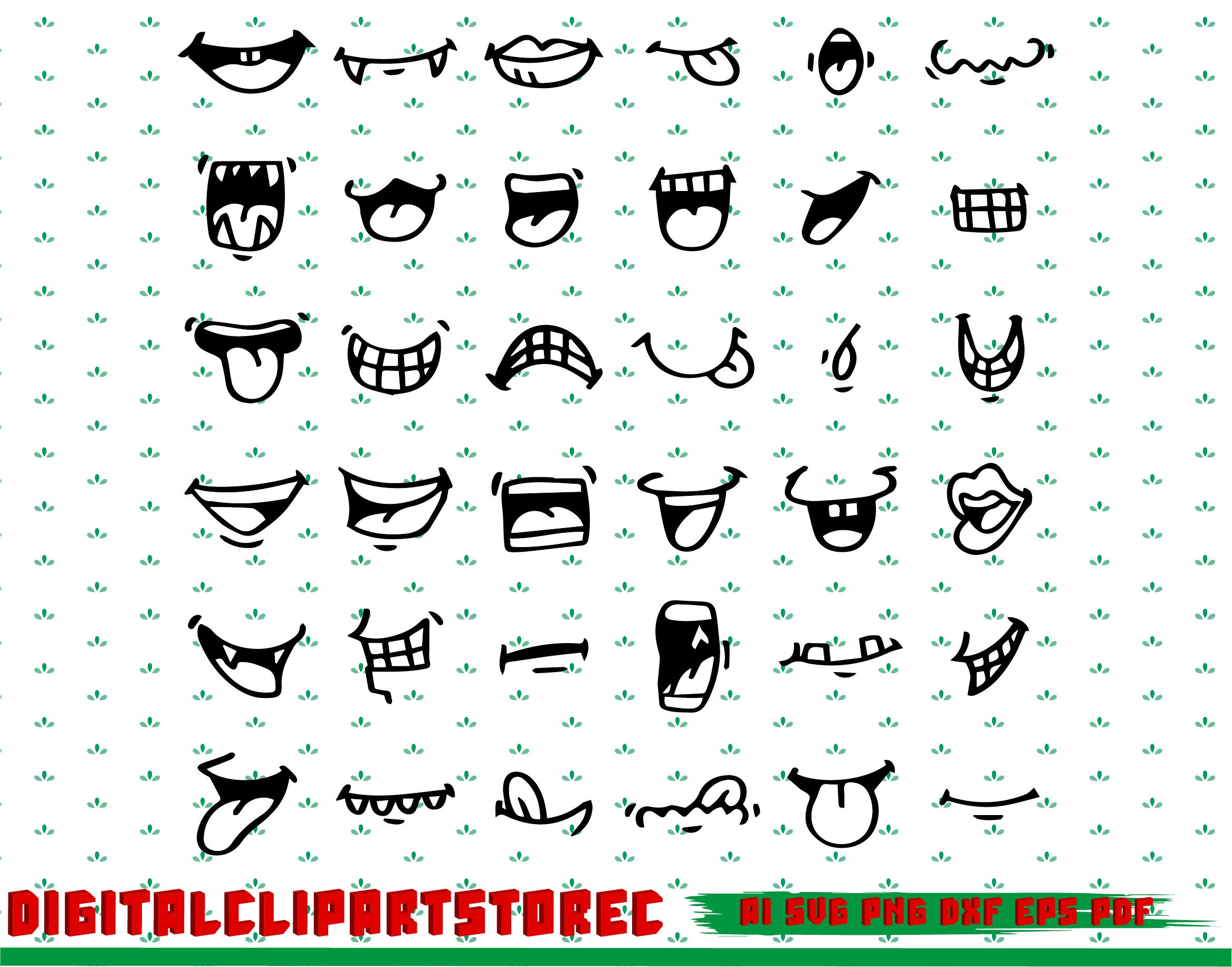 Mouth Clipart Svg, Mouth Svg, Cartoon Mouth Svg, Smile Mouth Svg, Mouth ...