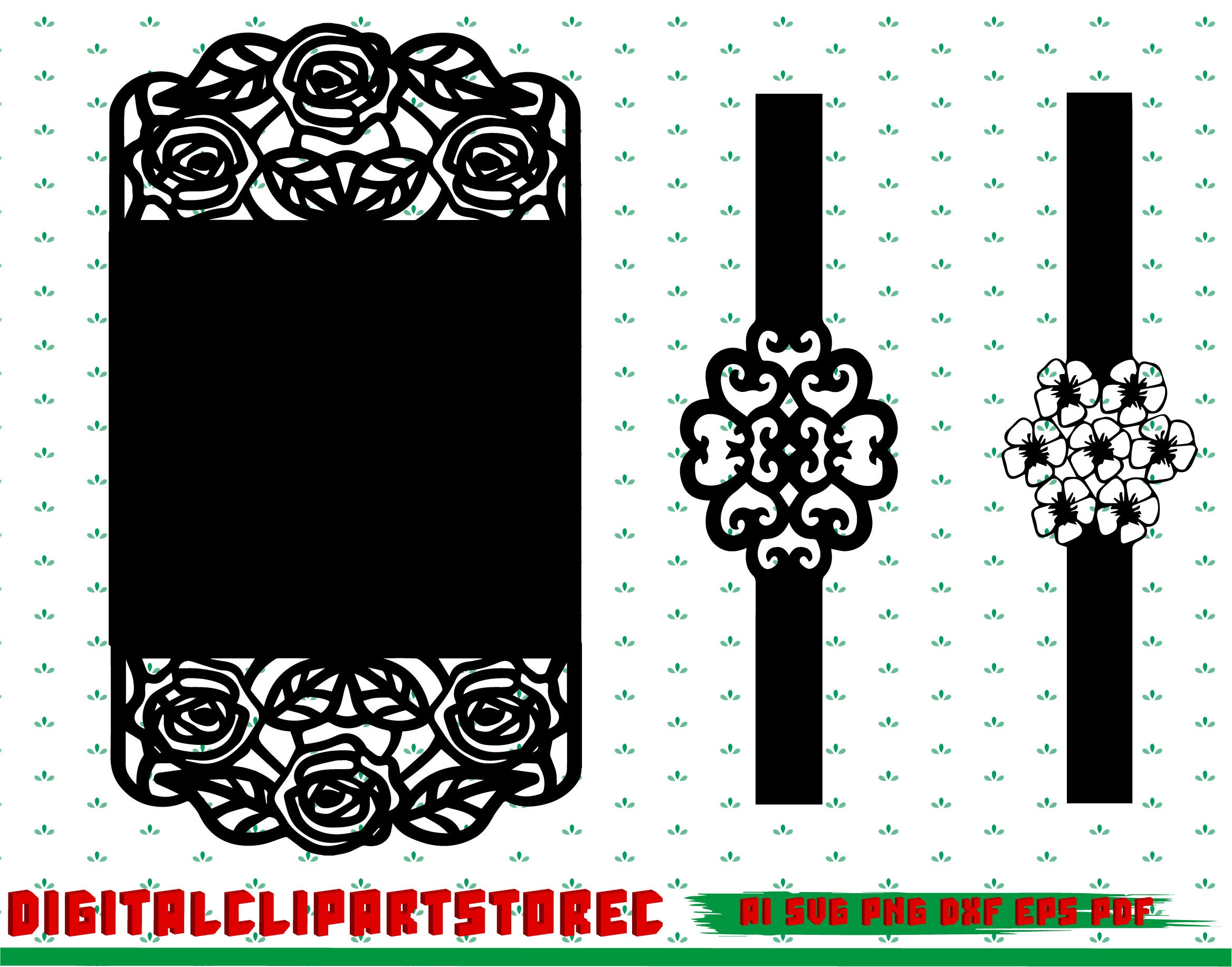 Invitación Svg plantilla de invitación plantilla de titular - Etsy México