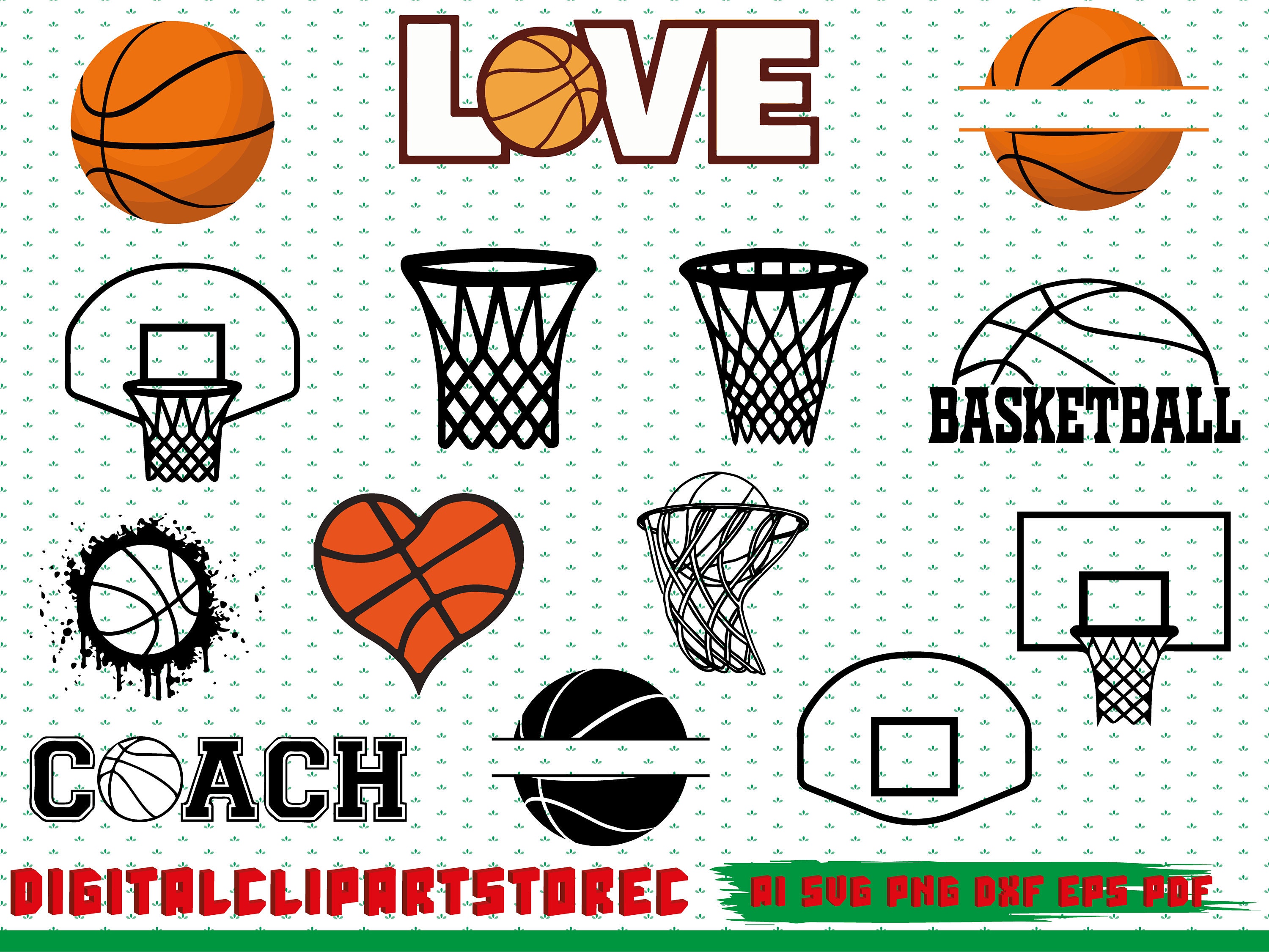 Basketball Svg Bundle Basketball Love Svg Basketball Name - Etsy