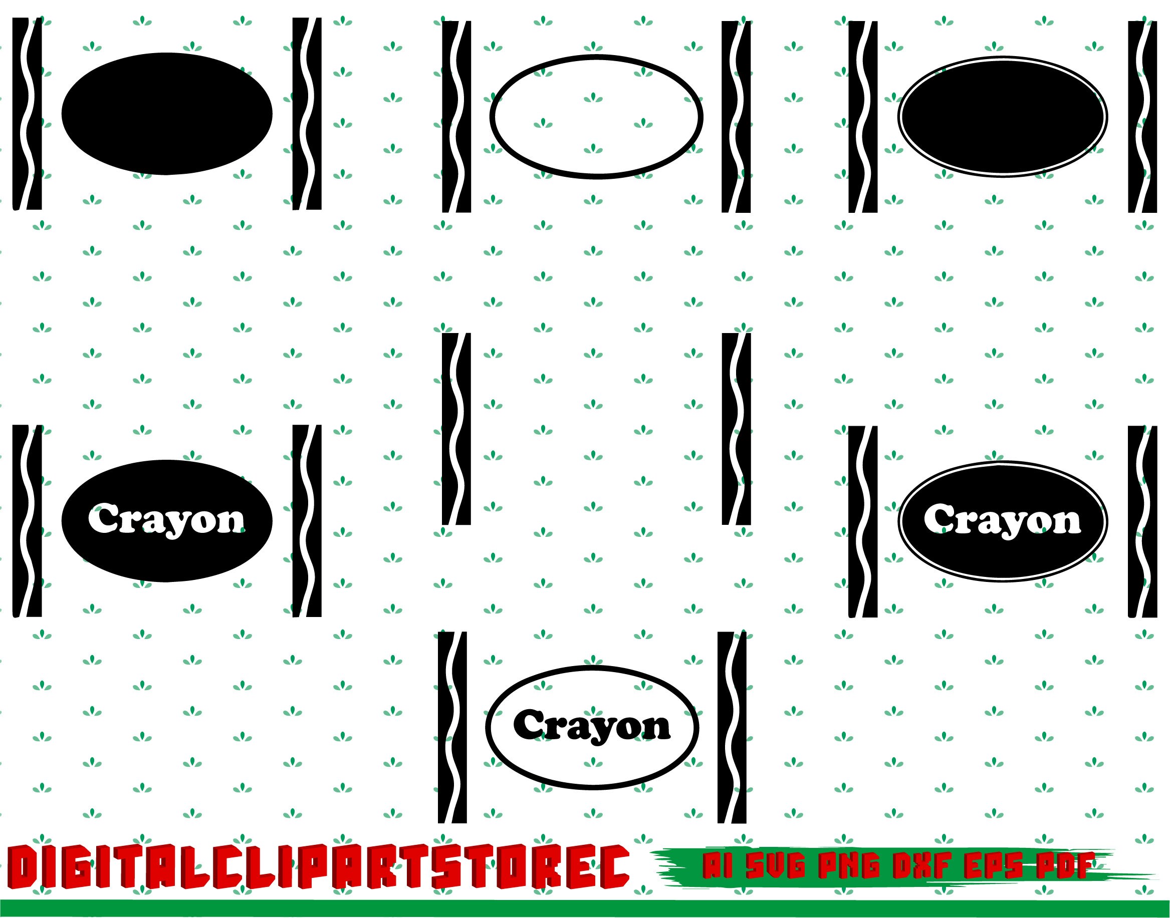 Crayon Svg, Crayon Wrapper Svg, Crayon Costume Svg, Halloween Crayon ...
