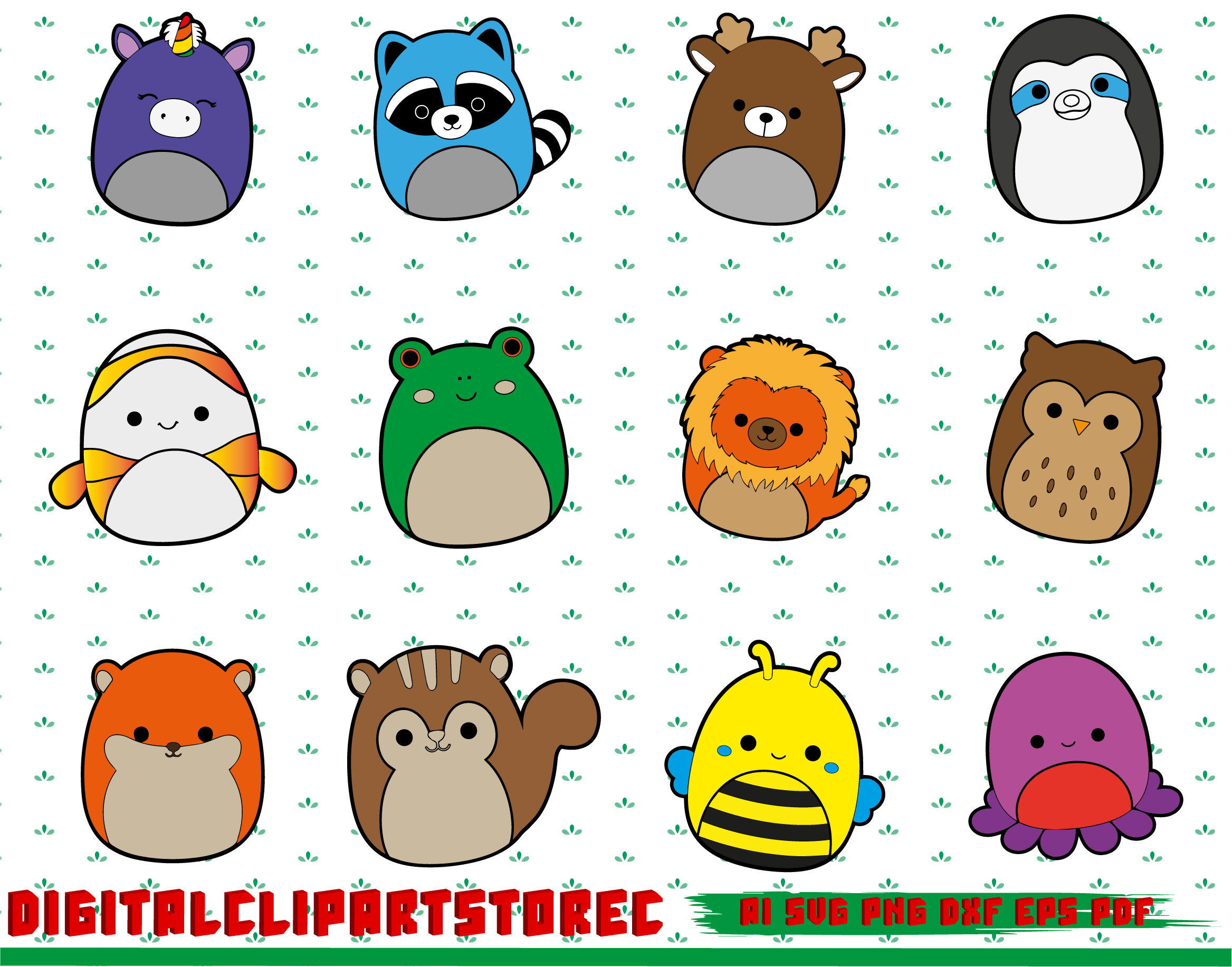 Squishmallow Svg Bundle Squishmallow Svg Squishmallow - Etsy Norway