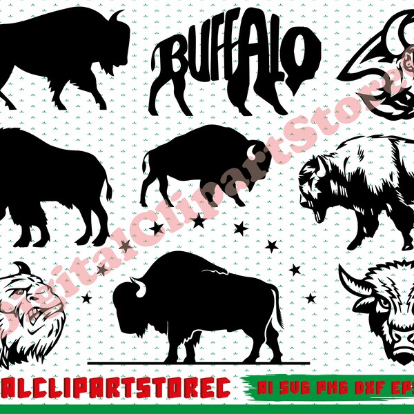 Buffalo Svg - Etsy