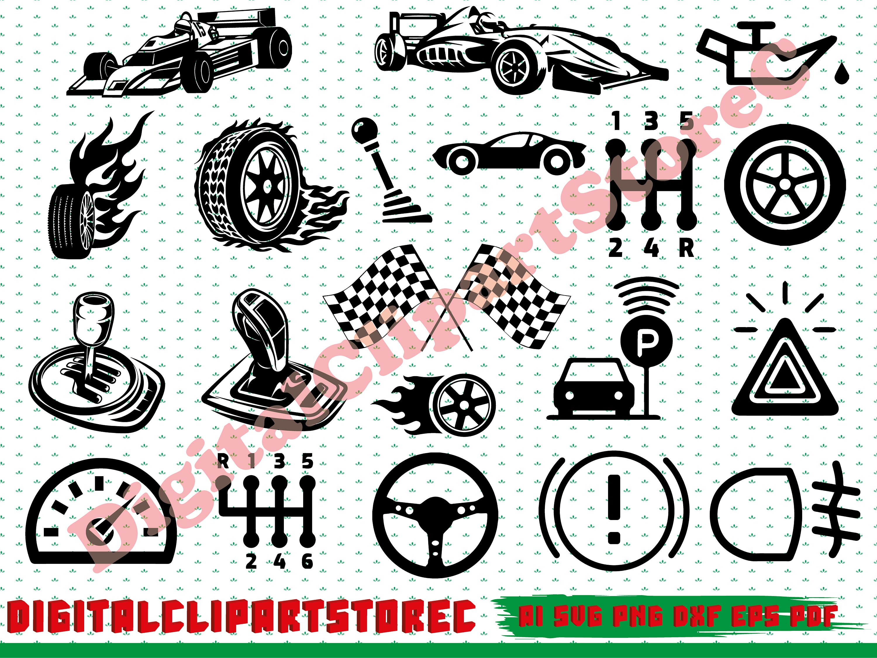 Car Svg Bundle Car Wheel Svg Fog Car Light Svg Speed - Etsy