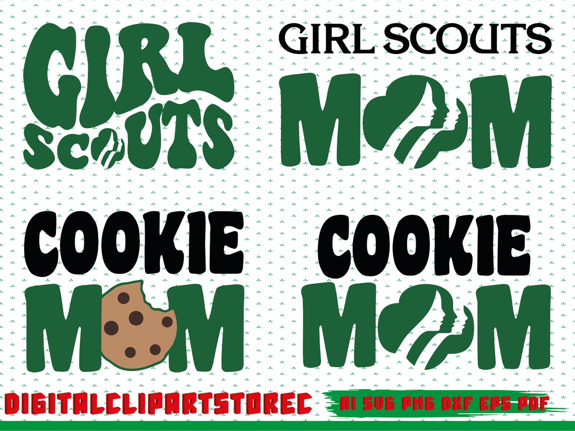 Girl Scouts Mom Png Cookie Mom Svg Girl Scouts Svg Girl Etsy