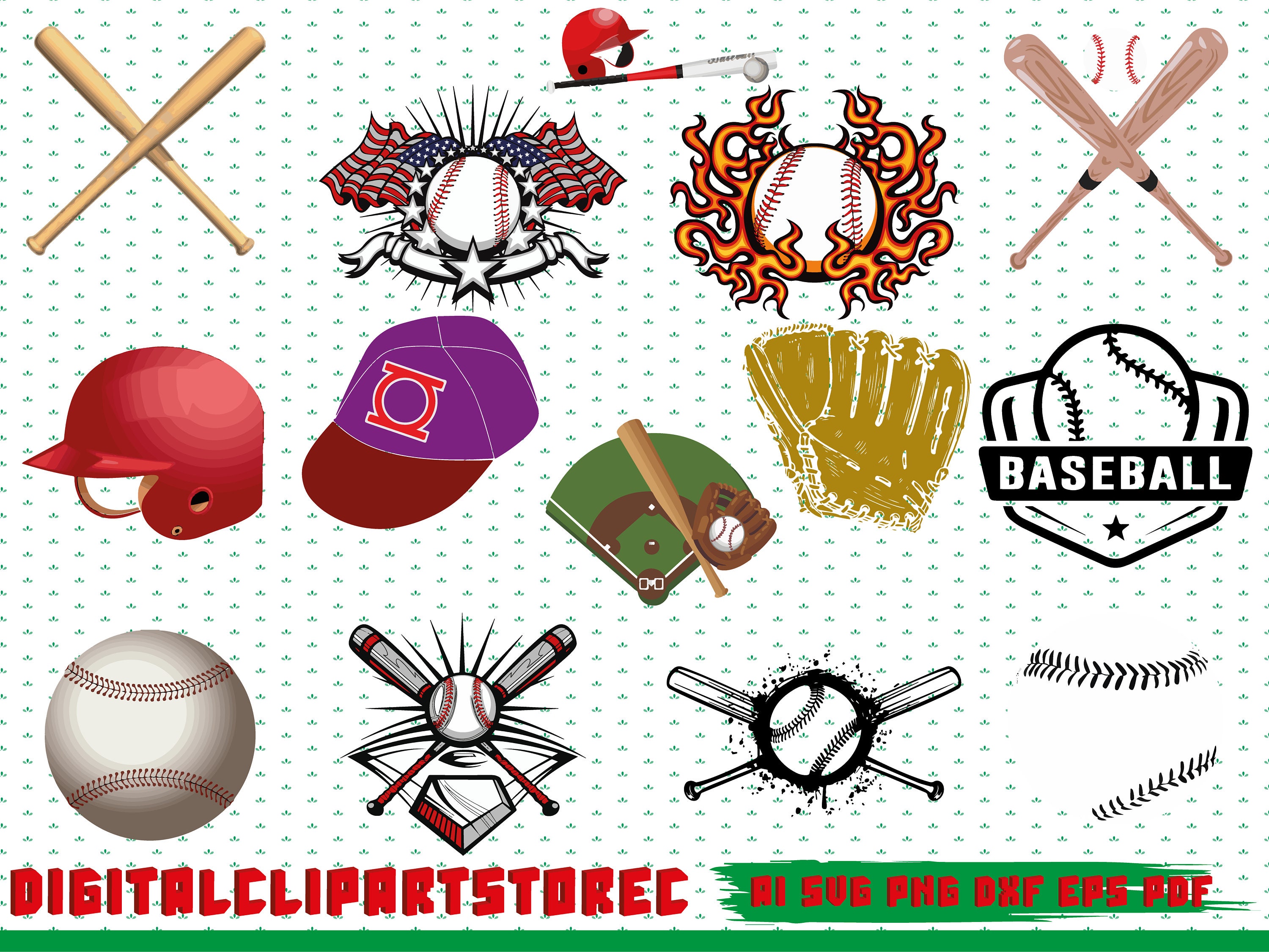 Baseball Svg Bundle Baseball Clipart Baseball Bat Svg - Etsy
