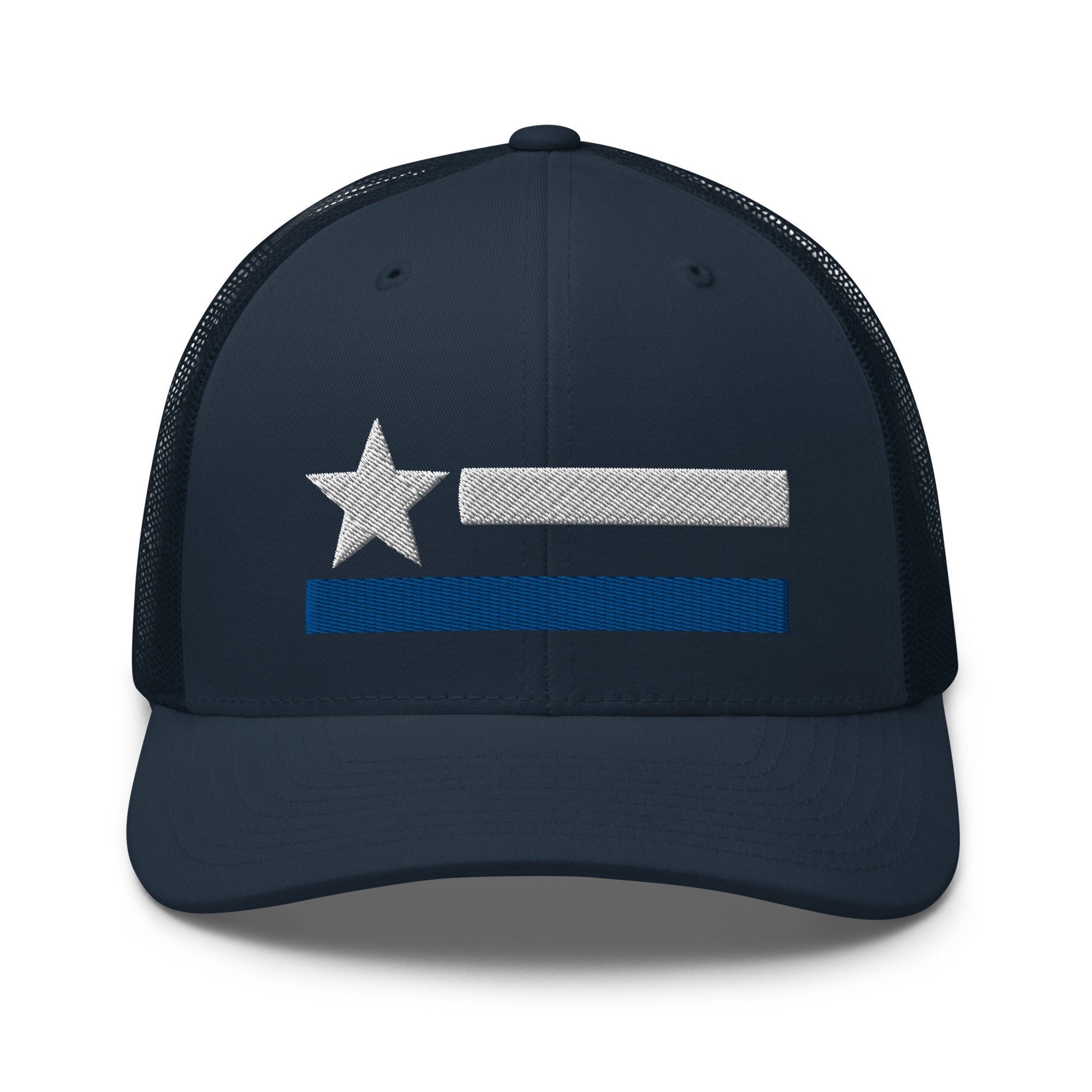 Thin Blue Line Trucker Cap, Police Gift, Court Officer, Deputy Sheriff ...