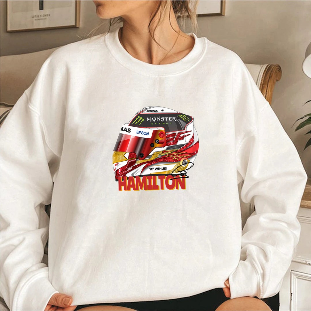 Lewis Hamilton Sweatshirt, Lewis Hamilton Helmet Sweatshirt, Formula 1 ...