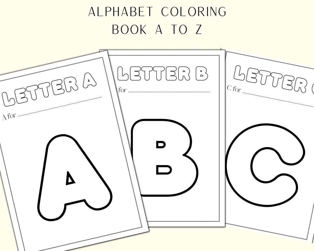 Alphabet | Printable Colouring Worksheets | Preschool | Kindergarten ...