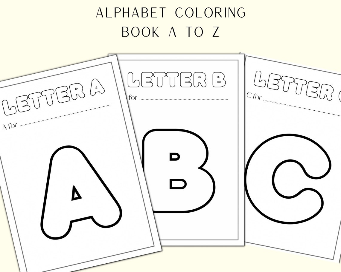 Alphabet Printable Colouring Worksheets Preschool Kindergarten ...