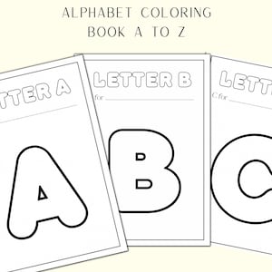 Alphabet | Printable Colouring Worksheets | Preschool | Kindergarten ...