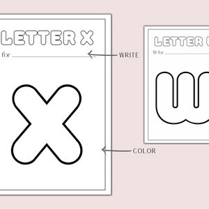 Alphabet | Printable Colouring Worksheets | Preschool | Kindergarten ...