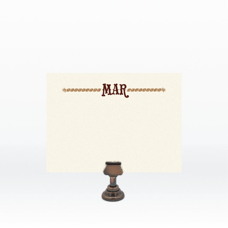 Western Birthday Thank You Notes, Cowboy Stationery, First Rodeo Note ...