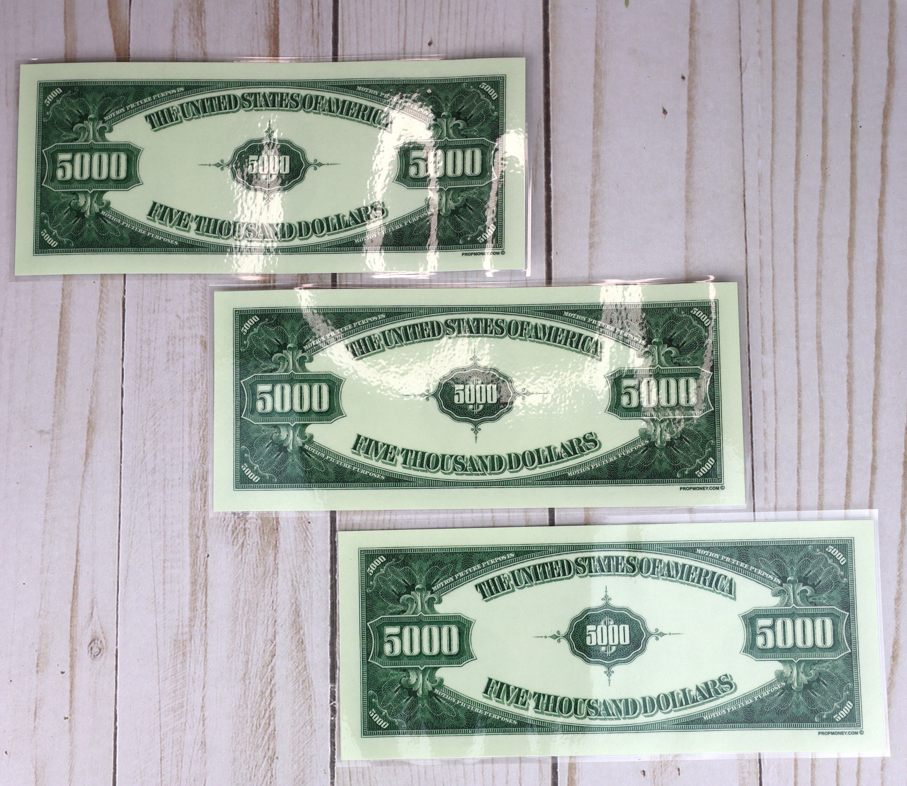 5ct 5,000 US Dollar Placeholder for Cash Stuffing, Cash Budget System ...